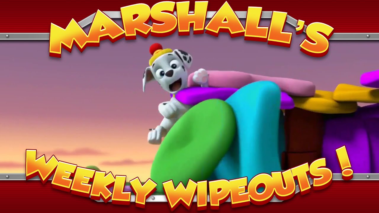 Marshall's Weekly Wipeouts! (Season 4 - Pups Save A City Kitty) - YouTube