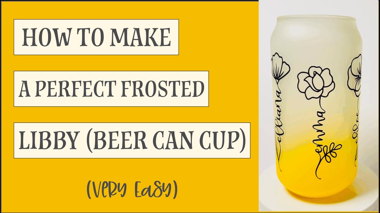 How to Make a Perfect Frosted Libby Cup with PYD Life 2 in 1 Tumbler ...