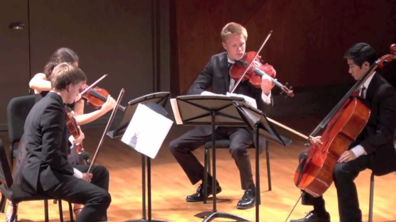 SHOSTAKOVICH's String Quartet No. 7-Colburn School Honors Quartet - YouTube
