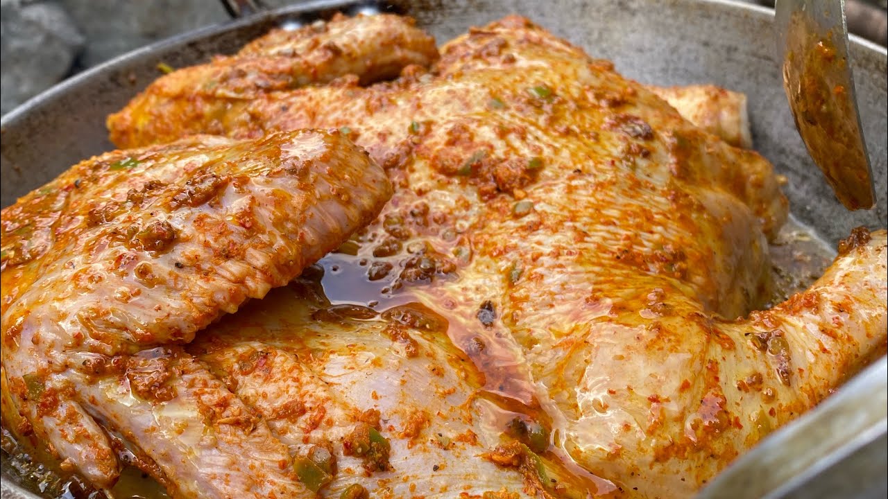 EPIC!! WHOLE CHICKEN FRY IN OUTDOORS. BEST CHICKEN RECIPE Inspired by ...