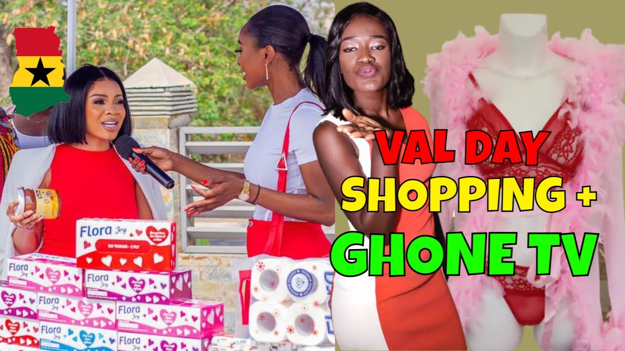 Early valentines day shopping+ Going on GHOne TV in Ghana for the first ...