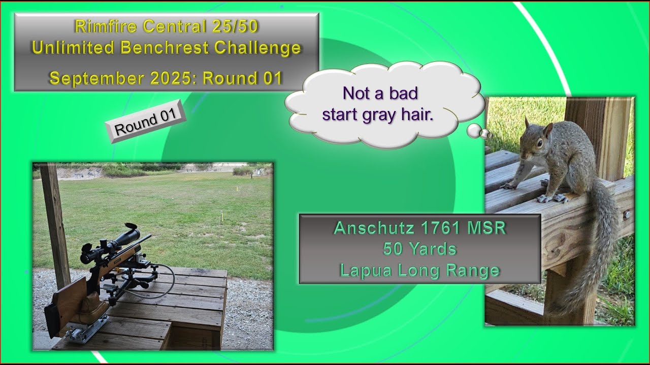 Anschutz 1761 at 50-Yards ARA Unlimited Target: September Rimfire ...