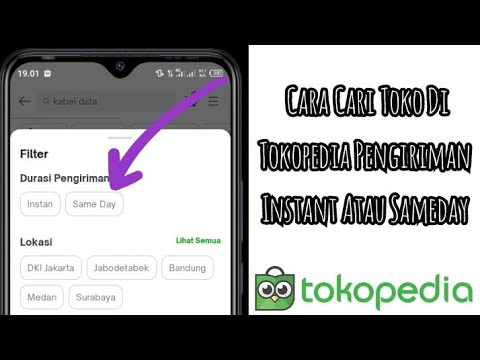 Cara Cari Toko Atau Barang Di Tokopedia Lewat Pengiriman Instan Atau ...