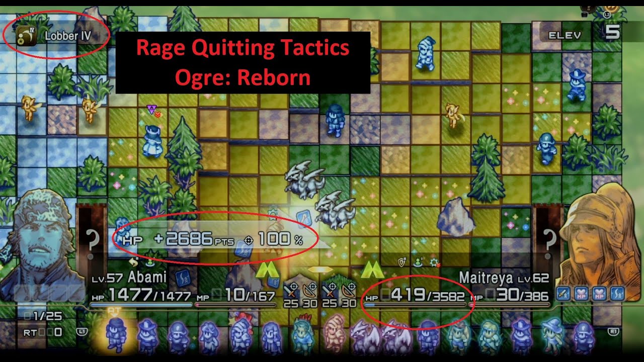 Rage Quitting Tactics Ogre: Reborn. - YouTube