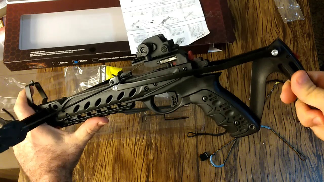 Crossbow Horizon RedBack Apresentação e uso do encordoador - YouTube