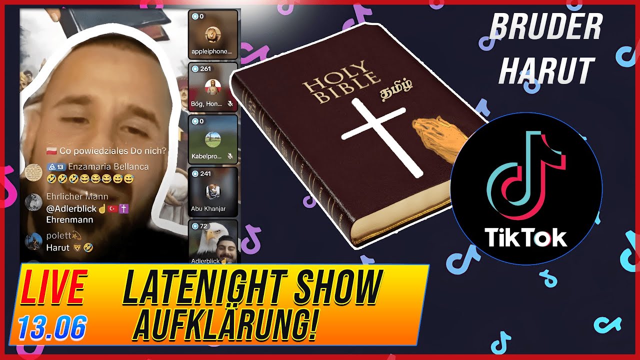 BRUDER HARUT LATENIGHT SHOW 13.06 | BIN KEIN KAFIR | WARUM MACHST DU ...
