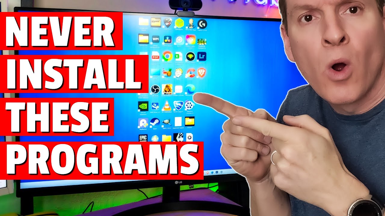 NEVER INSTALL THESE PROGRAMS ON YOUR COMPUTER! - YouTube