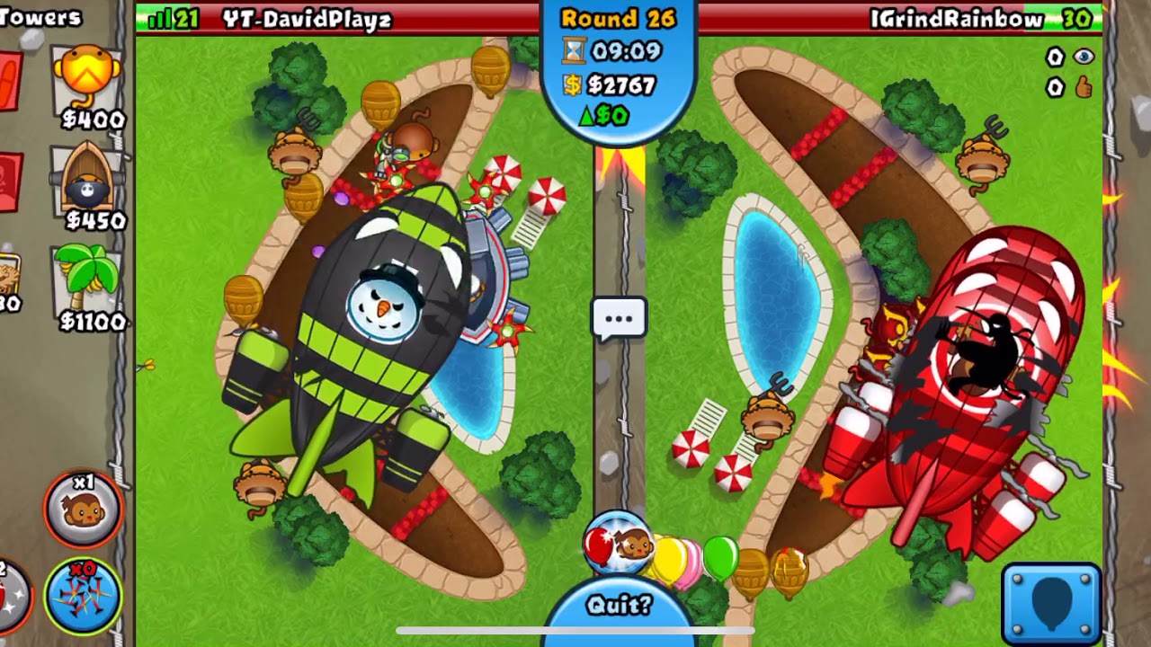 Moab pit free power ups:BTD battles - YouTube