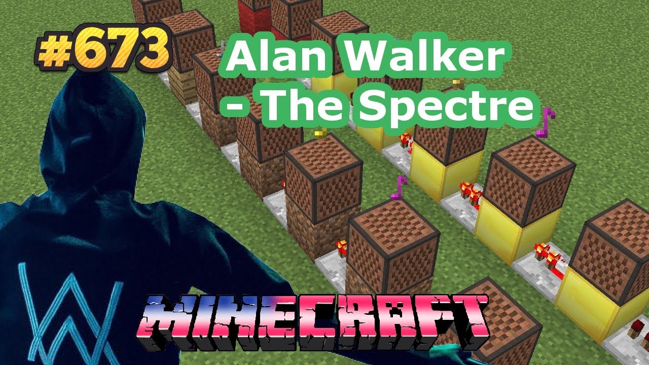 (Minecraft) Alan Walker 🎧 The Spectre (noteblock tutorial) - YouTube