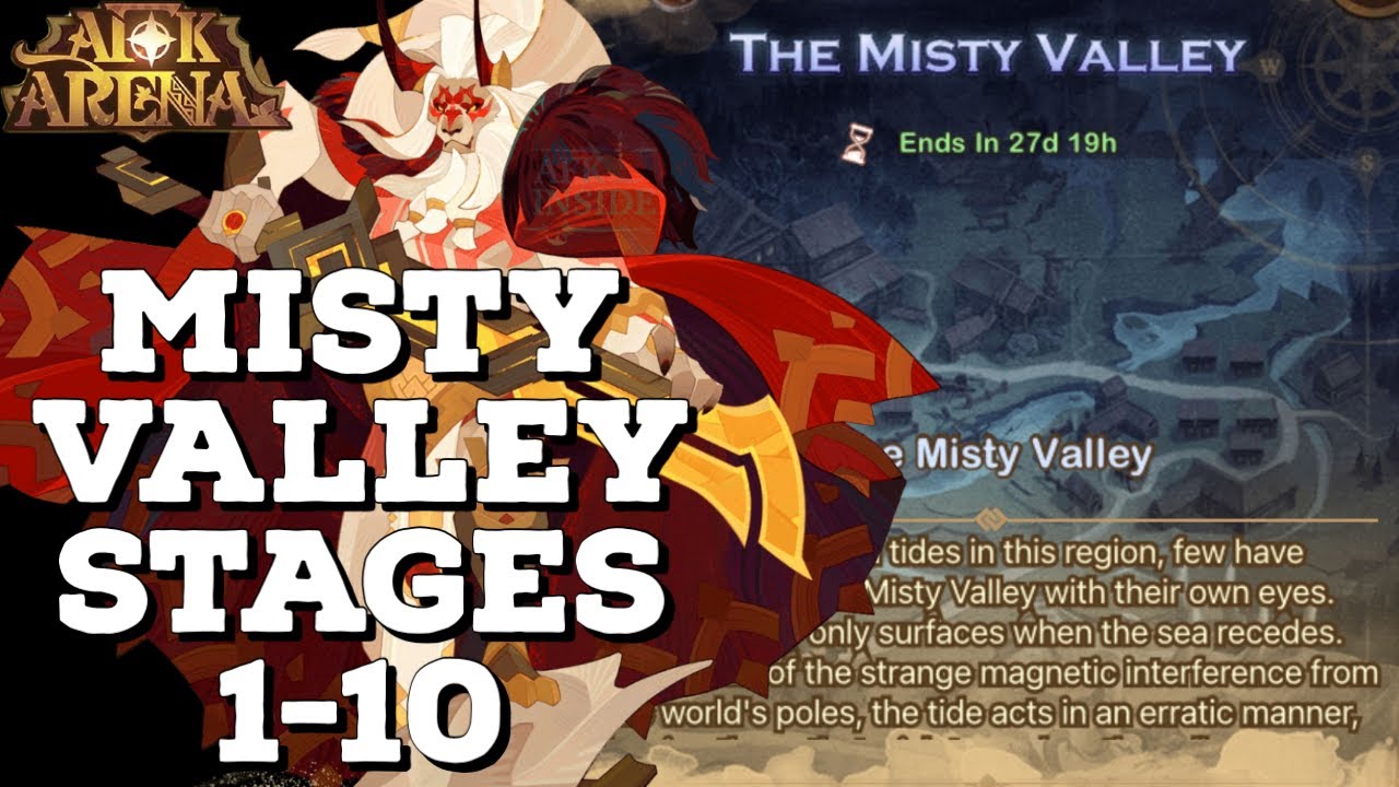 MISTY VALLEY STAGES 1-10 FAST GUIDE! [MICHAEL - AFK ARENA] - YouTube