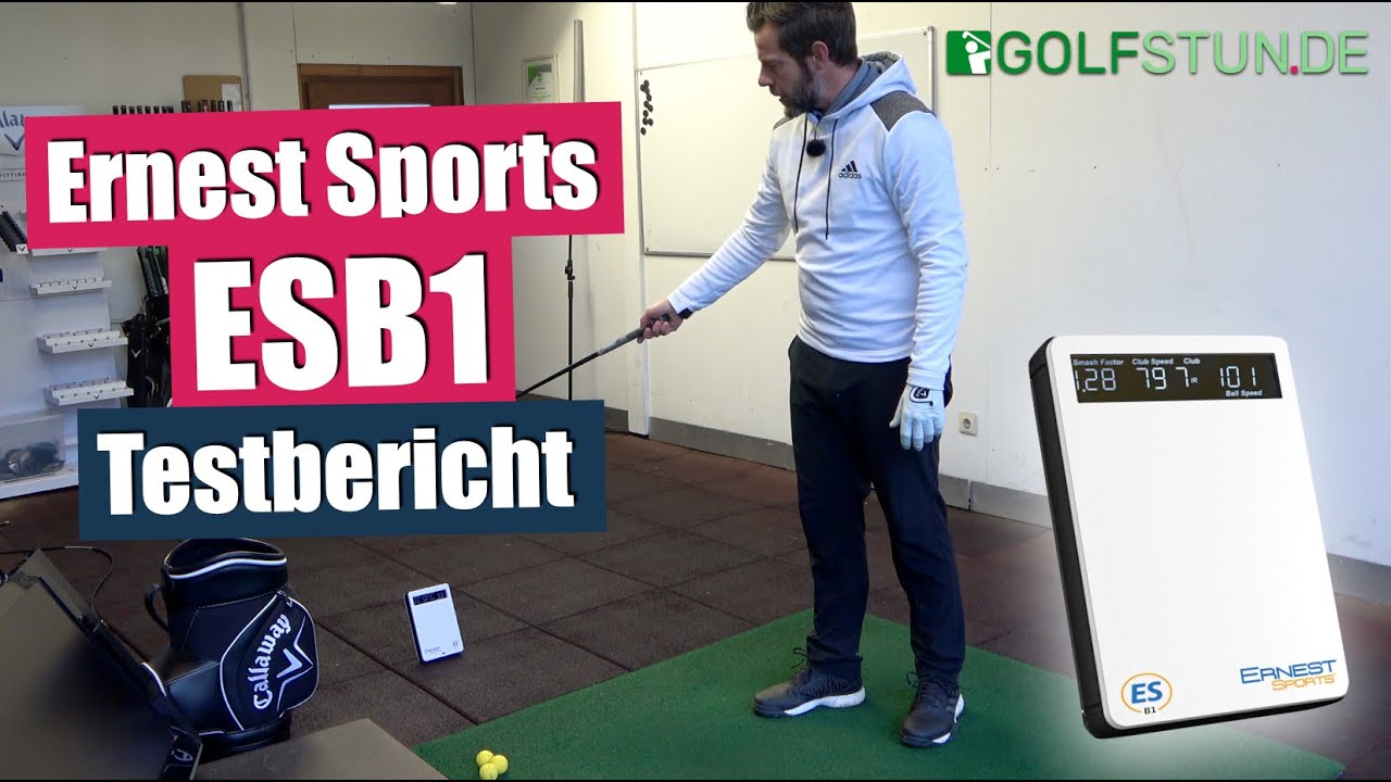 Ernest Sports ESB1 – Golf Launch Monitor im Test - YouTube