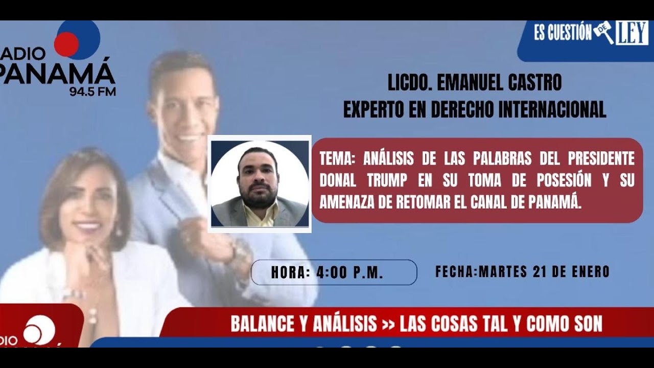 LICDO. EMANUEL CASTRO EXPERTO EN DERECHO INTERNACIONAL - YouTube