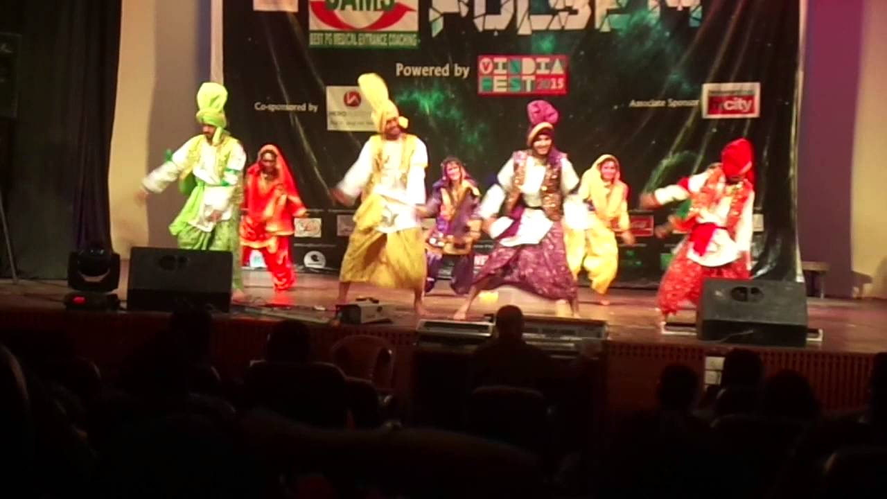 PHULKARI @ AIIMS PULSE FEST 2014, 1ST PRIZE - YouTube