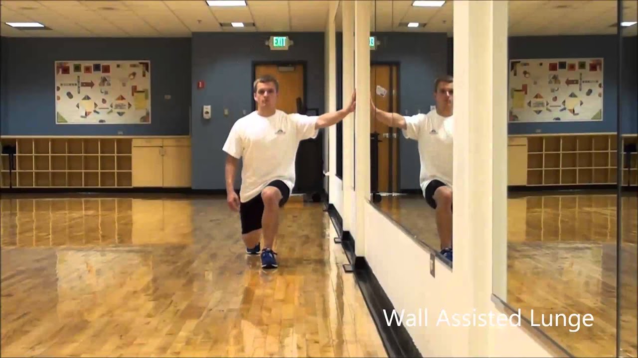 Wall Assisted Lunge - YouTube