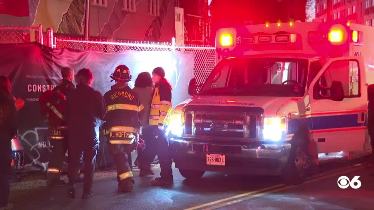 Man in Richmond rescued following 40 foot fall into manhole - YouTube