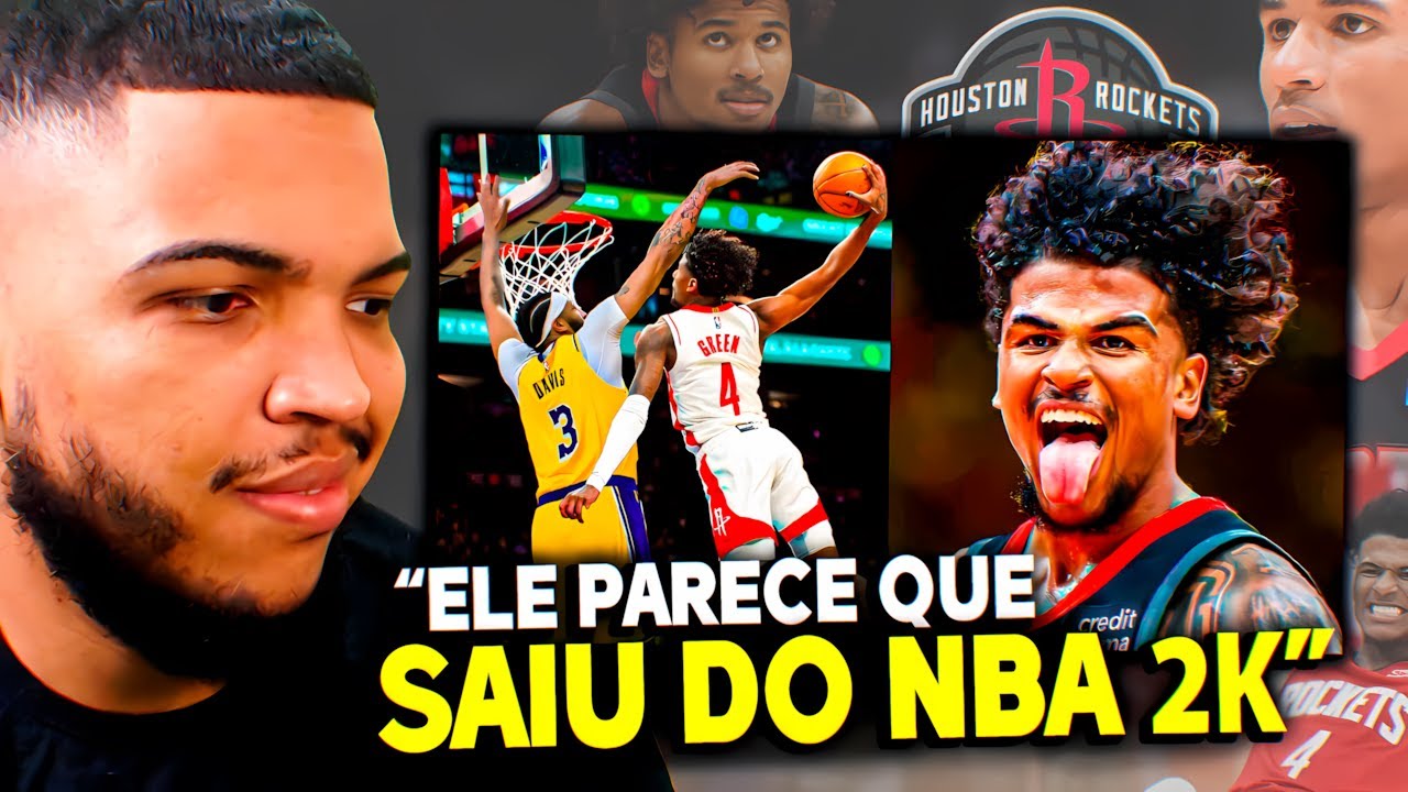 8 minutos de Jalen Green APAVORANDO na NBA - React do Jota - YouTube