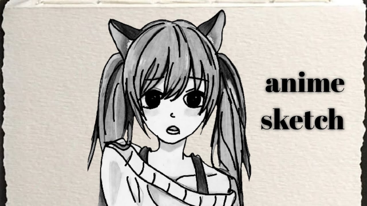 easy drawing | anime drawing | anime sketch | how to draw a anime ...