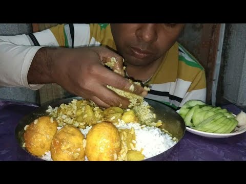 Ajker Dinner Vat,Dim,Salad😊😊 Welcome to HW Eating Show - YouTube