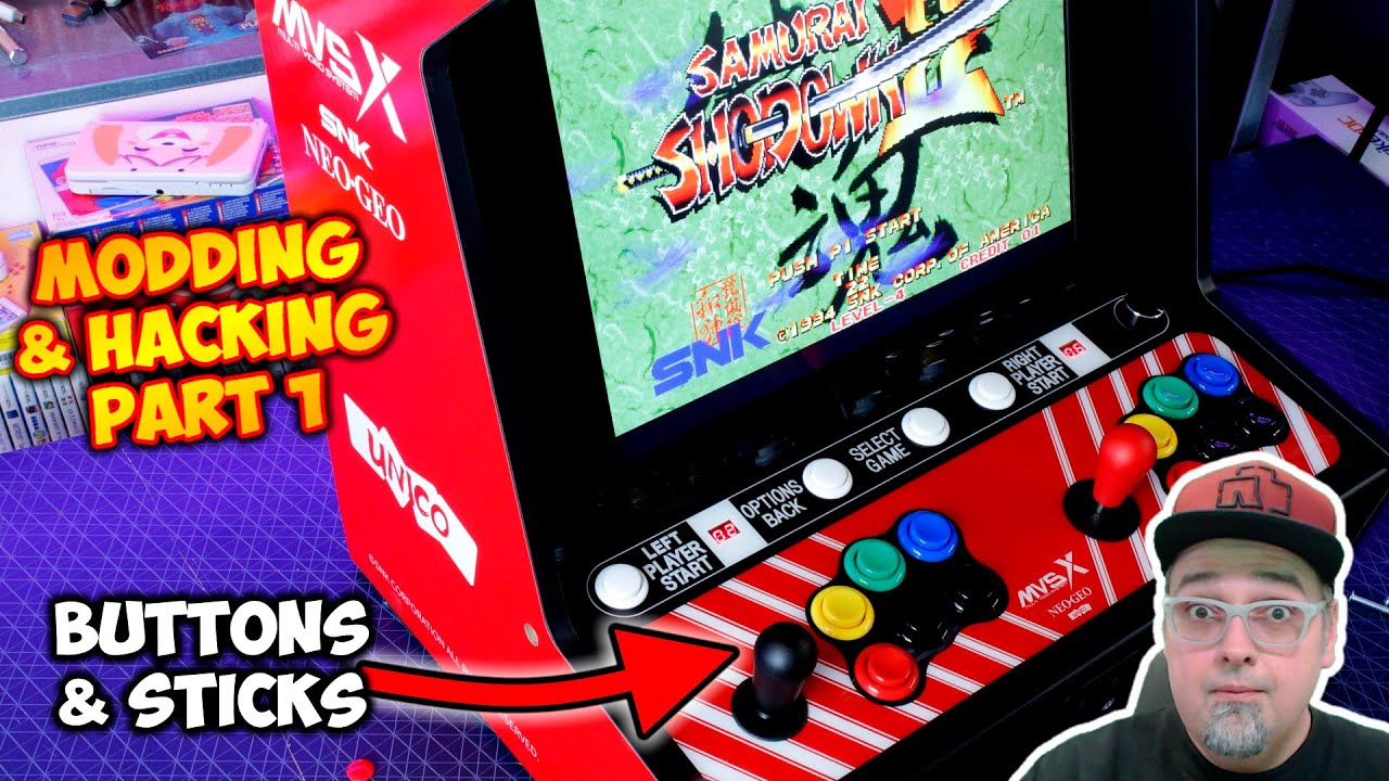 The Neo Geo MVSX Arcade Machine Made AWESOME! Modding & Hacking - Part ...