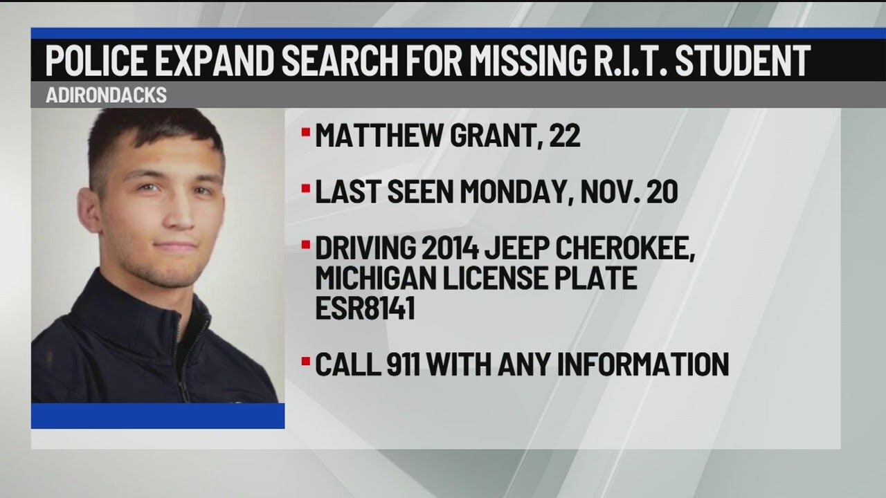 Police expand search for missing R.I.T student - YouTube