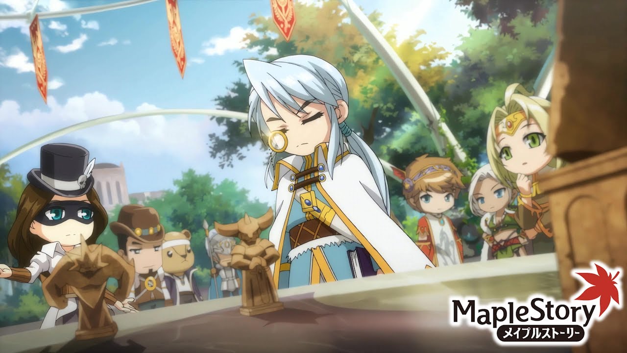 Maple Story Black Mage ストーリーアニメ part2 英雄集結【メイプル Remastered PV】 - YouTube