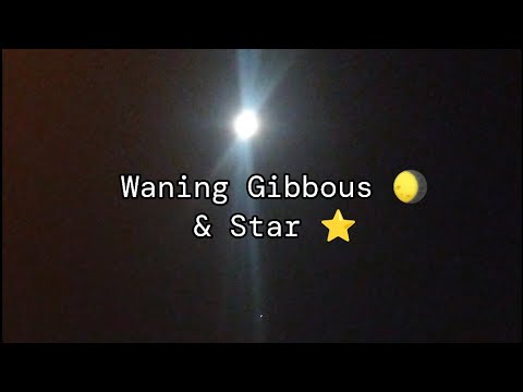 Waning Gibbous 🌖& star ⭐ N🚫 #Paganism Serving #God2024 Deu4:19📖 # ...