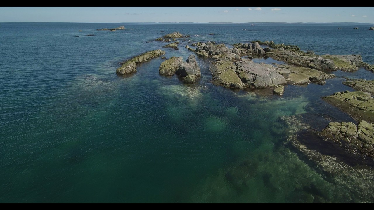 Newfoundland coastline filmed by drone in 4K - YouTube