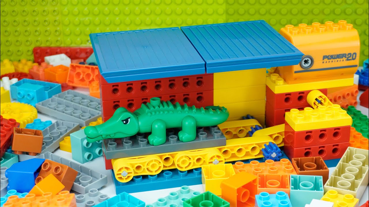 Satisfying Building Blocks Science ASMR How to Build a House for ...