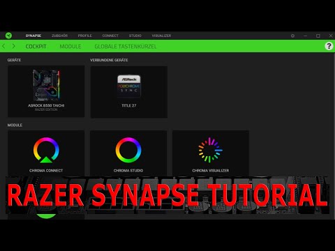 Razer Synapse 3 RGB Software Tutorial