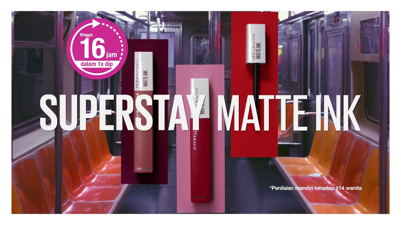 Iklan maybelline superstay matte ink - YouTube