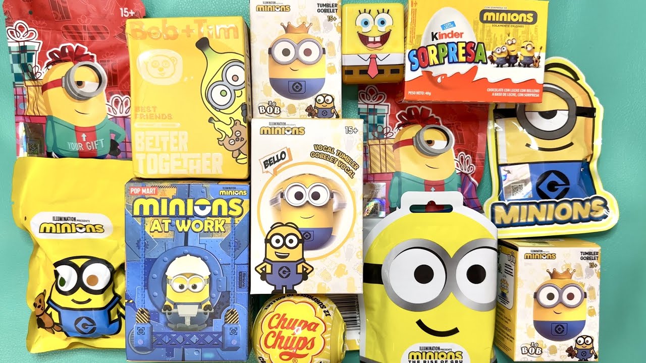 ASMR Awesome MINIONS Collection squishy toys | Mystery blind boxes ...