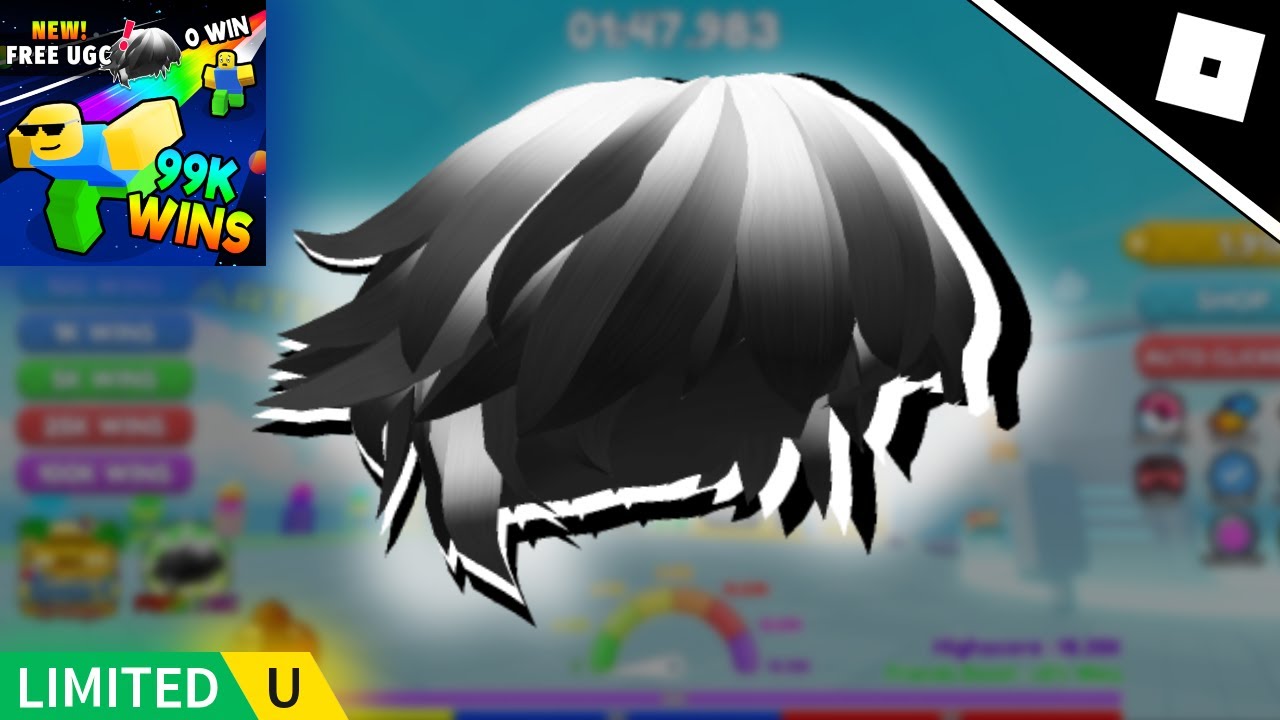 {LIMITED TIME} How to get BLACK & WHITE SPIKY HAIR in RACE CLICKER ...