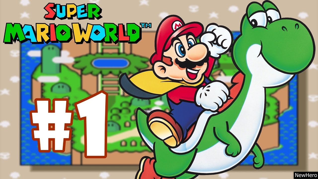 Super Mario World - Walkthrough | World 1 (All 96 Exits, Dragon Coins ...
