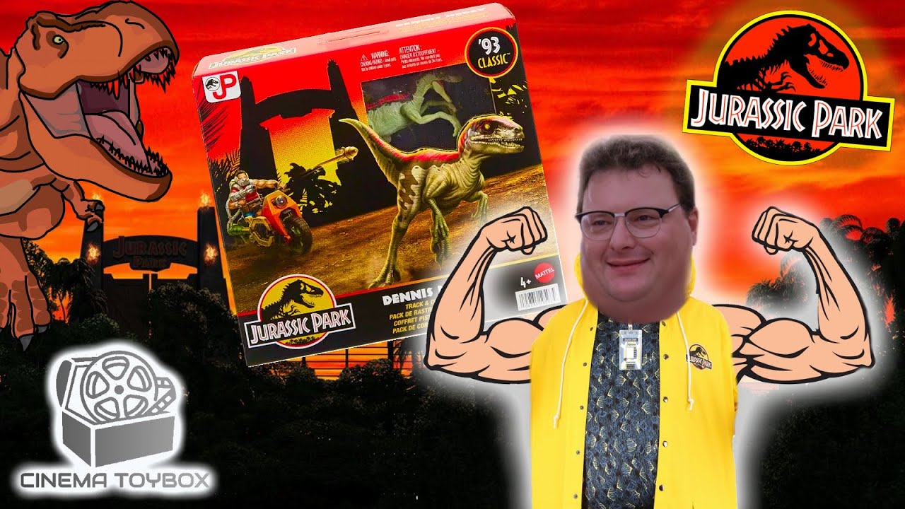 Buff Dennis Nedry Toy is EPIC! | Jurassic Park 93 Collection Review ...