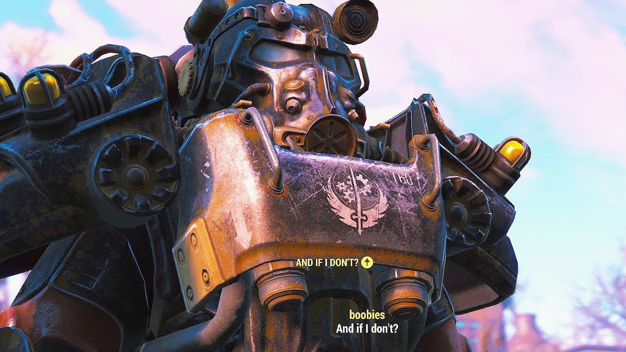 "I'm literally in Power Armour..." - YouTube