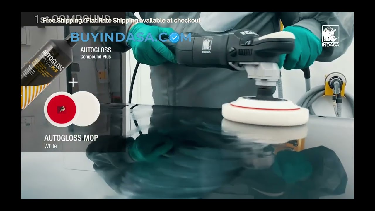 INDASA Autogloss Compound + Polish Process - YouTube