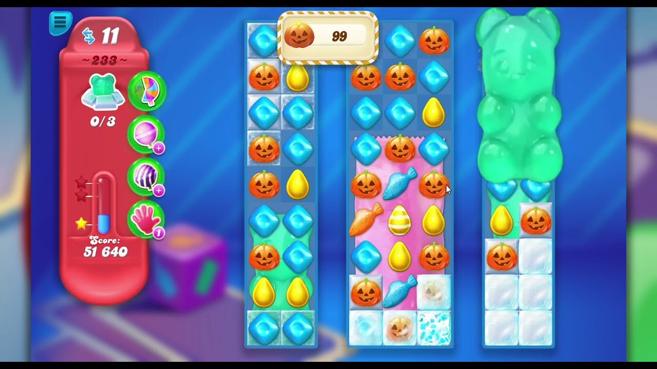 CANDY CRUSH SODA SAGA super hard level 233 // candy crush soda saga ...