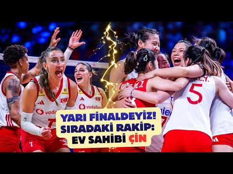 Milletler Liginde yarı finaldeyiz! Sıradaki rakip: ev sahibi Çin!