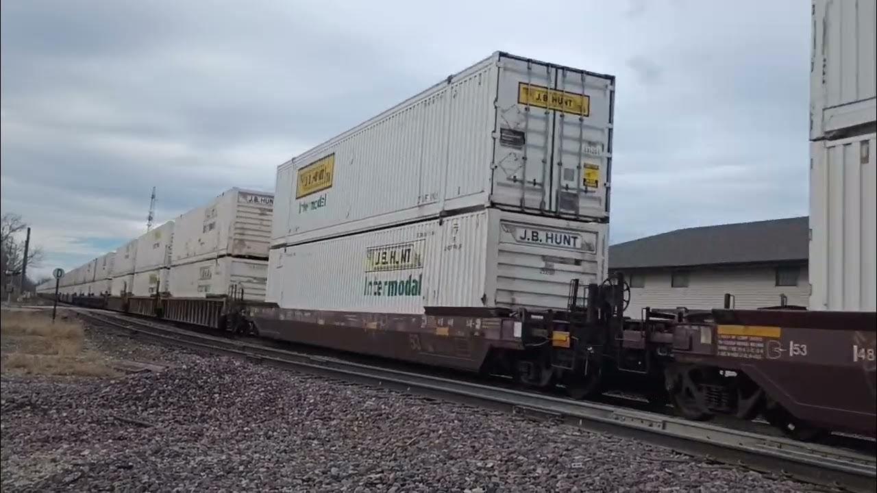 Awesome K5HL on H2 Gevo BNSF 7682 with a Rear DPU!!!! - YouTube