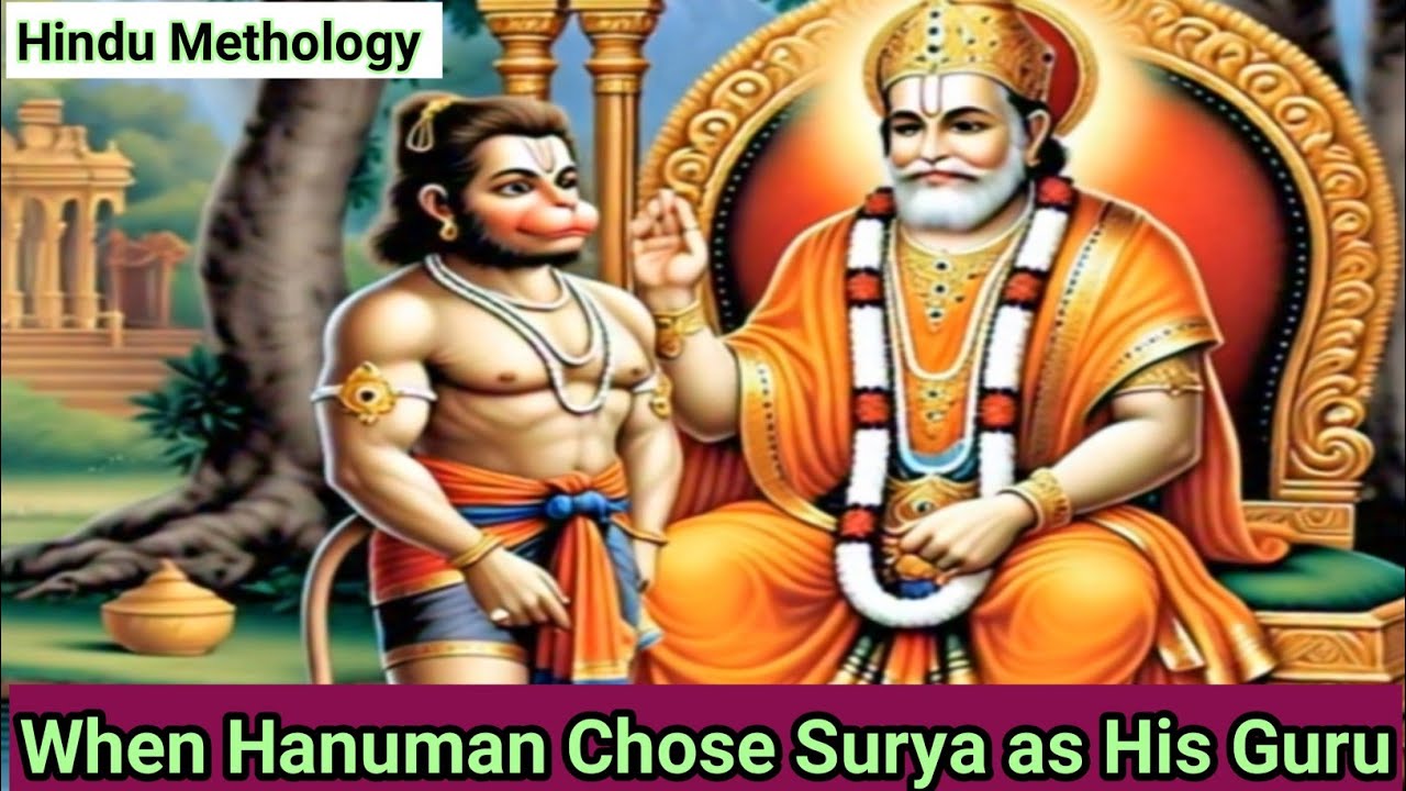 When Hanuman Chose Surya as His Guru | Inspiring Story of Young Hanuman ...