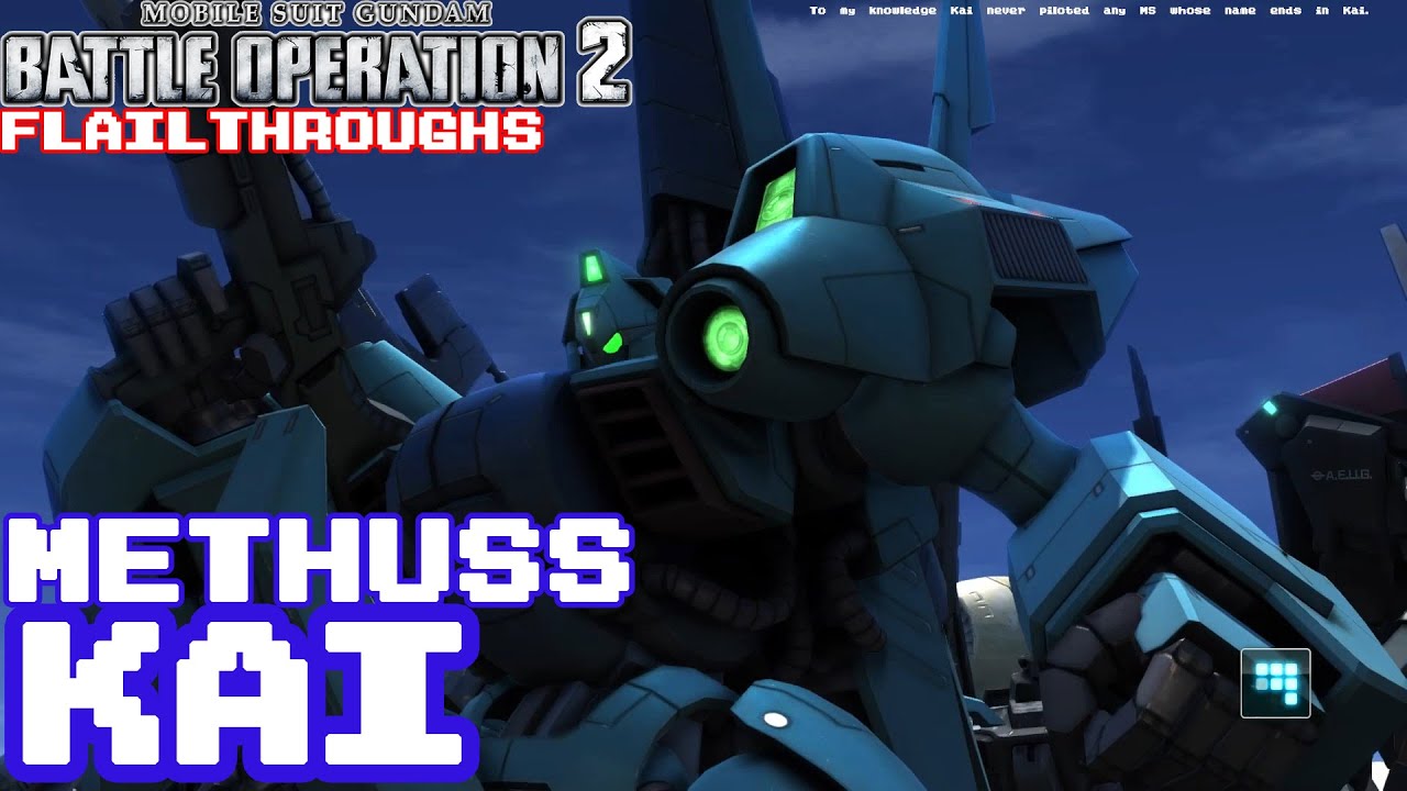 Gundam Battle Operation 2: MSA-005S Methuss Kai - YouTube