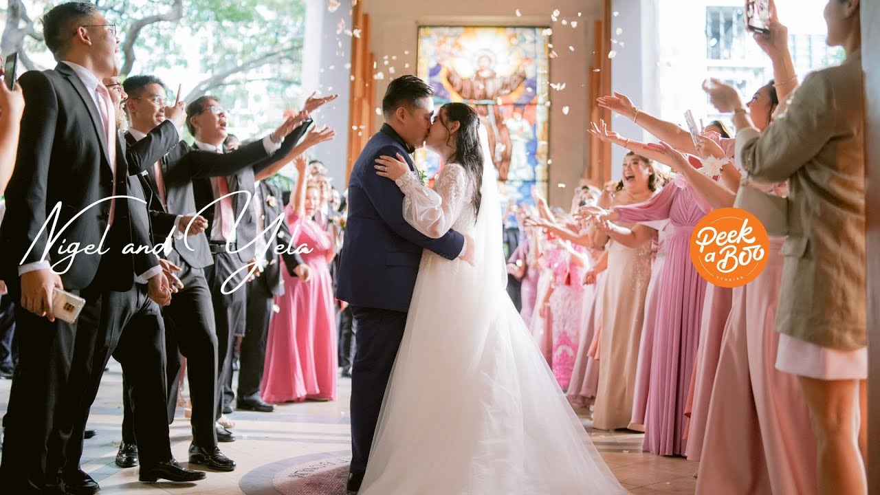 Mandaluyong Wedding of Nigel and Yela - St. Francis of Assisi Parish - YouTube