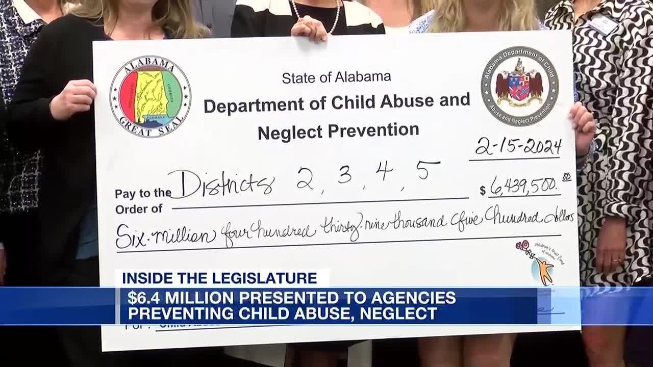 $6.4 Million presented to agencies preventing child abuse, neglect ...