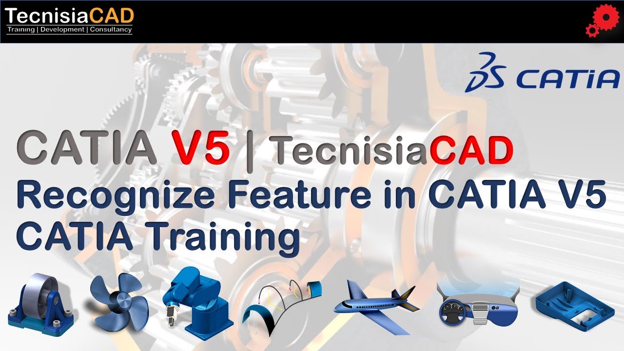 Recognize Feature in CATIA V5 | CATIA Training| TecnisiaCAD - YouTube