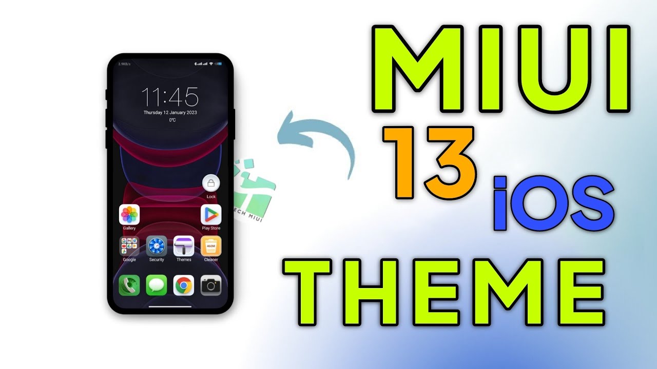 Premium iOS 16 Theme For Redmi,Poco & Mi Phones | iOS Features On Miui ...
