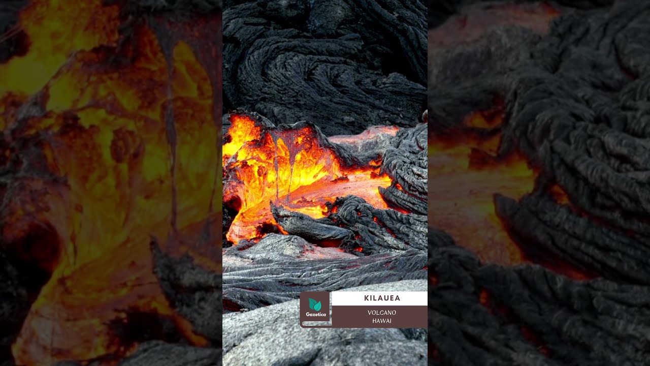 Slow Moving Lava | Kilauea Volcano - Hawaii | #shorts - YouTube