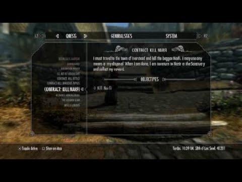 Skyrim How to make a assassin build tutorial guide walkthrough gameplay ...