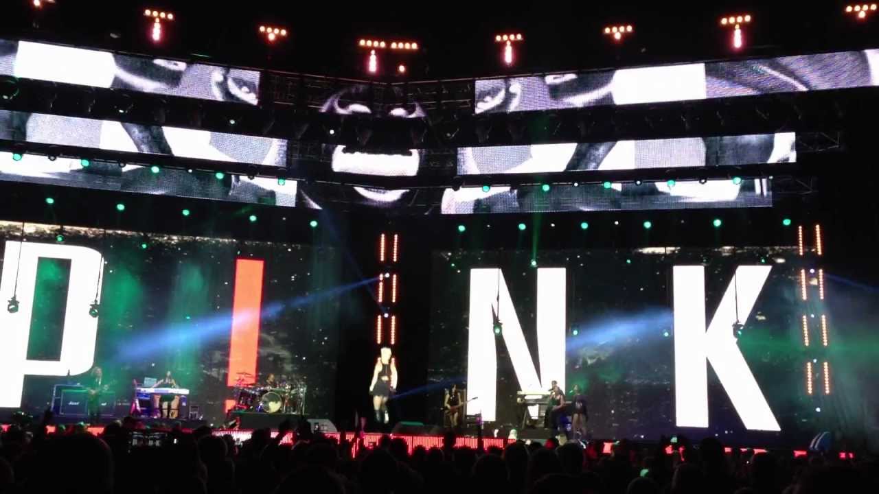 Pink Live at the O2 Arena performing Who Knew, F**kin Perfect and ...