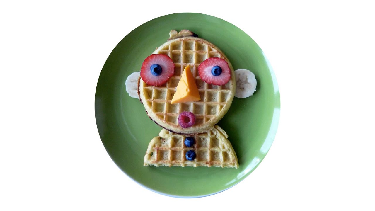 How to Make Funny Food - Waffle Man - YouTube