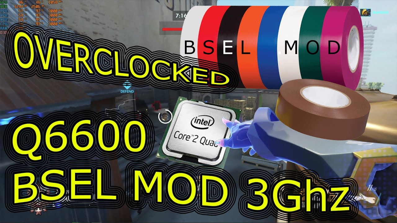 Core 2 Quad Q6600 BSEL MOD. 3Ghz - YouTube